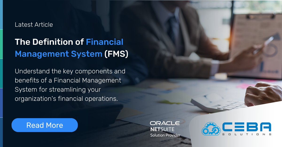 The Definition of Financial Management System (FMS)
